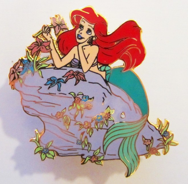 13837 - Ariel on Rock - The Little Mermaid - Disney Auctions Disney Pin