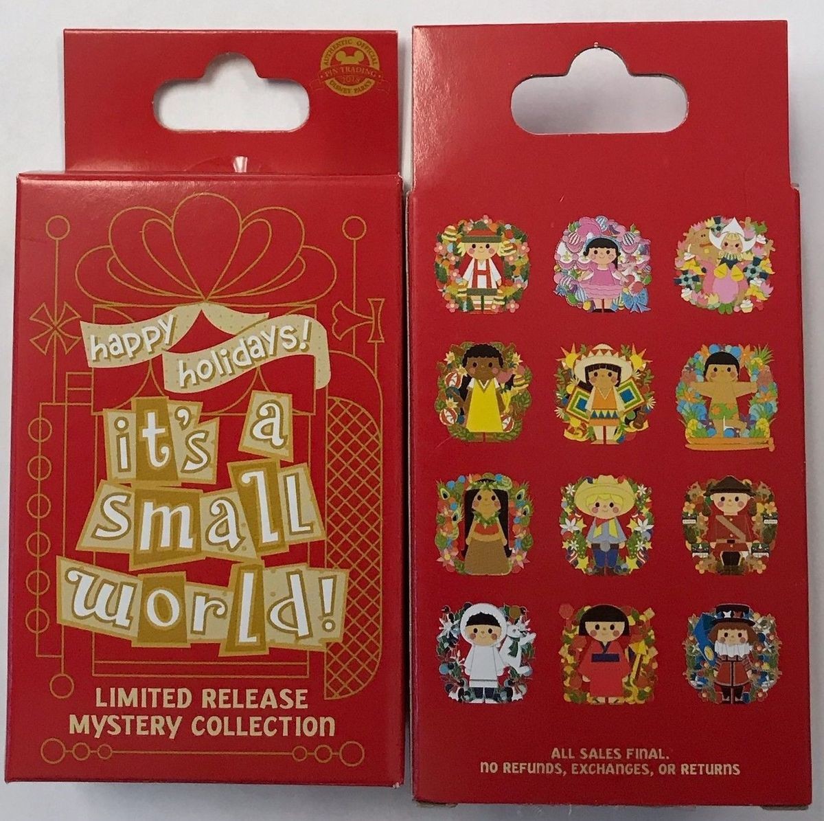 It's A Small World Holiday Mystery Pin Collection 2018 Disney Trading ...
