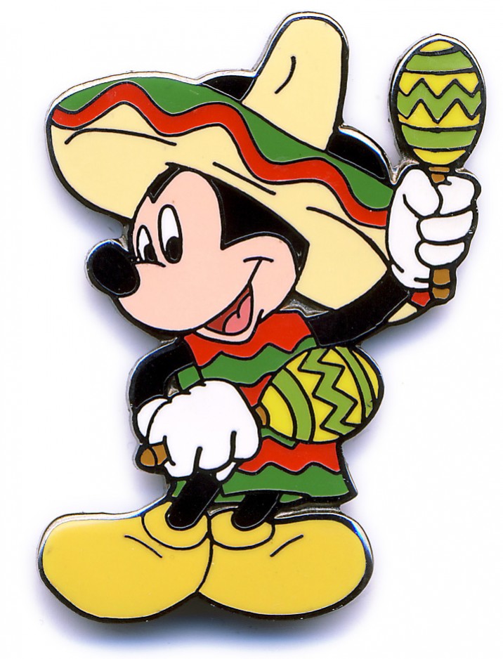 12574 - 2001 - Mickey Mouse in Serape - Cinco de Mayo - Disneyland ...