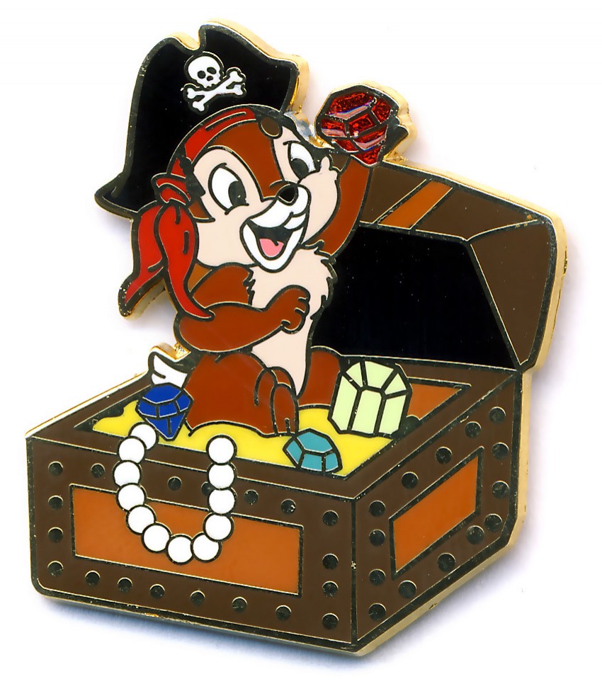 6124 - Chip sitting in a Treasure Chest - Pirates of the Caribbean ...