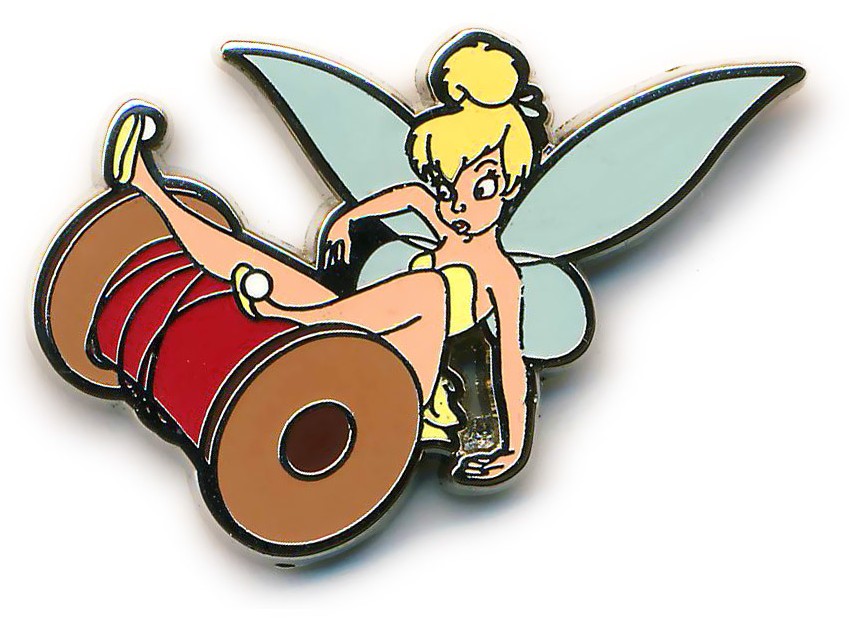 5447 - Spool of red thread / Tinker Bell - Disney Parks - Peter Pan Icons