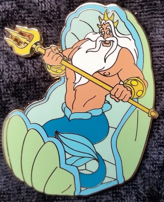11531 - King Triton - The Little Mermaid Clam Shell - Walt Disney ...