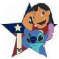8732 - Lilo and Stitch - DLR Hidden Mickey Series 2009: Patriotic Star ...