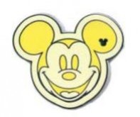 17391 - Yellow - 2009 Hidden Mickey - Colorful Mickey Heads - Walt ...