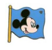 17407 - Mickey Flag - 2009 Hidden Mickey - Fun Icons - Walt Disney ...