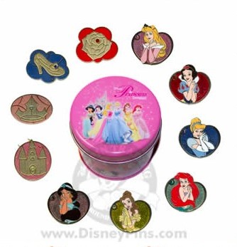 7093 - Unopened Tin - Disney Princess Mystery Tin Set - Disneyland ...
