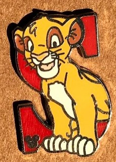 17228 - S for Simba - 2011 Hidden Mickey - Alphabet Letters ...