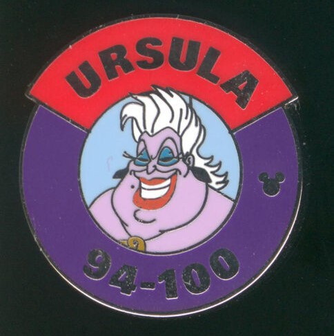 1158 - Ursula - 2013 Hidden Mickey - Magic Kingdom Villains Parking ...