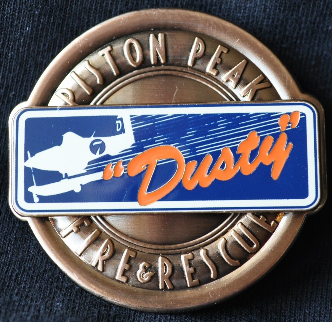 1578 - Dusty Badge - Planes: Fire & Rescue - Disney Studio Store ...