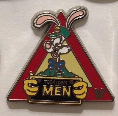 10251 - Roger Rabbit - Men's Restroom - 2018 Hidden Mickey - Toontown ...