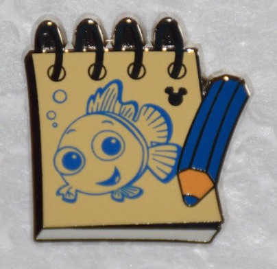 2014 Hidden Mickey - Character Sketch Pads Disney Trading Pin Series ...