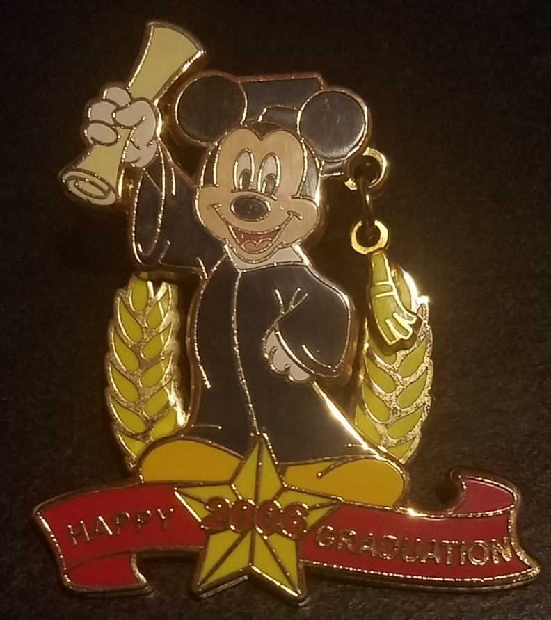 12515 - Happy Graduation 2006 Mickey Mouse Dangle - Graduation ...