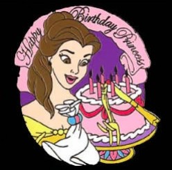 10501 - Belle - Happy Birthday Princess Series