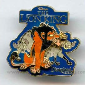 10100 - Scar & Hyenas - The Lion King Collection - Disneyland Resort Disney Pin