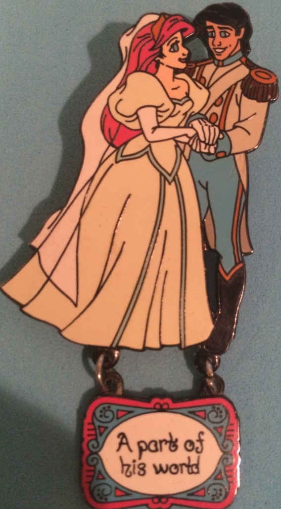 1637 - Ariel and Prince Eric - Princess Dangle - Disneyland Resort ...