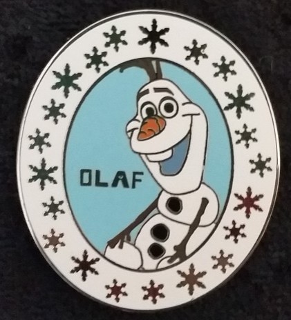 540 - Olaf ONLY - Frozen Oval Frames Booster Set