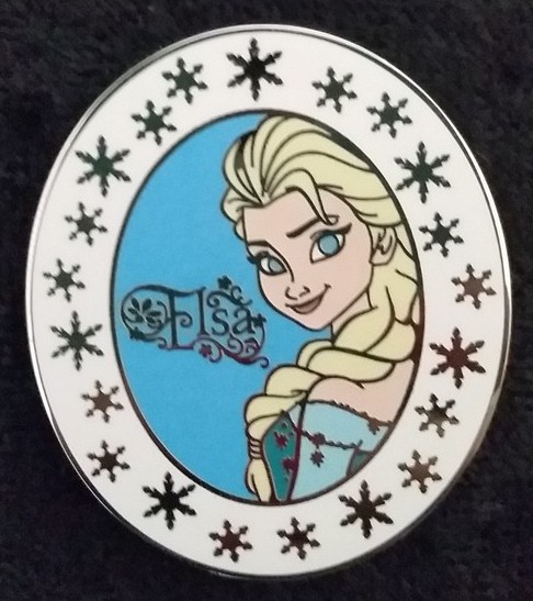 538 - Elsa ONLY - Frozen Oval Frames Booster Set