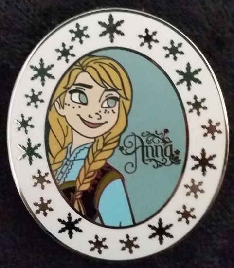539 - Anna - Frozen Oval Frames Booster Set