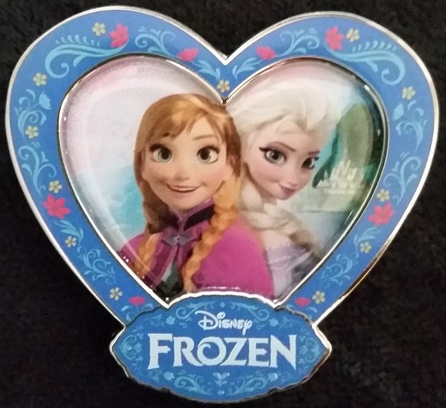1647 - Anna and Elsa Heart Frame - Frozen - Disneyland Resort Paris ...