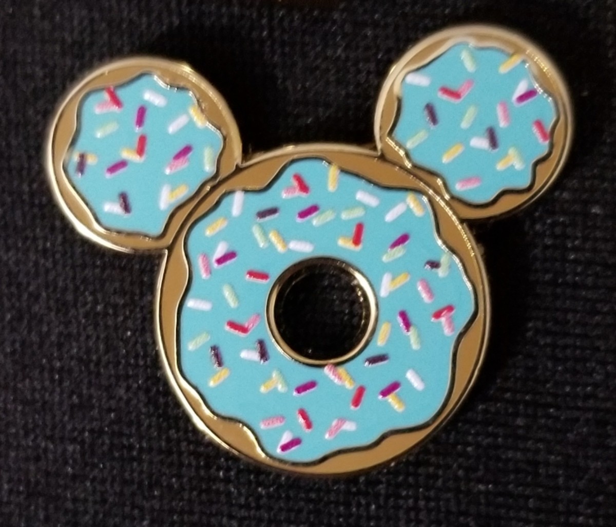 13266 - Blue Mickey Donut - Mickey and Minnie Mouse Donut Pin Set ...