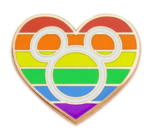 11330 - Tropical Rainbow Mickey Mouse and Mickey Icon Heart Set - Heart ...