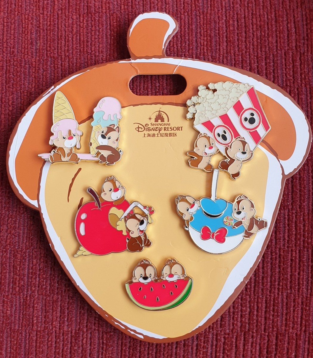25308 - Chip and Dale Food Pin Set - SDR - Chip and Dale Summer Snacks ...
