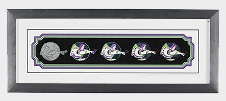 24984 - Buzz Lightyear Pin Progression Artist Proof Framed Pin Set ...