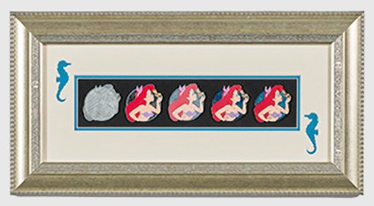 25075 - Ariel Artist Proof Framed Pin Set - Heroine Profile