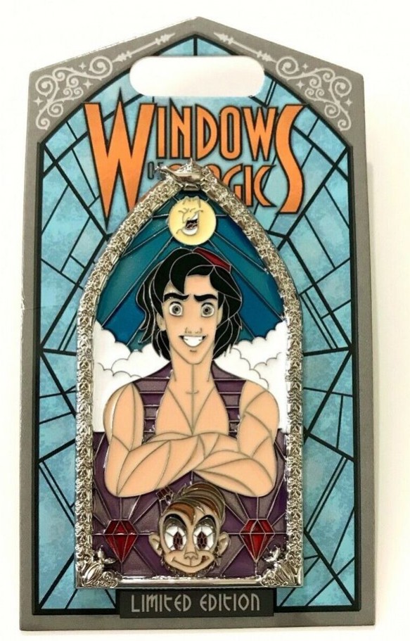 25603 - Aladdin - Windows of Magic Series - Disneyland Resort Disney Pin