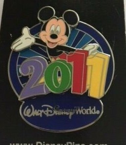 26562 - Mickey Mouse and Blue Rays Logo - 2011 Dated Year Pins - Walt ...