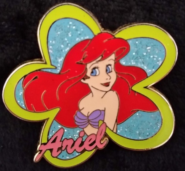 22455 - Ariel ONLY - Disney Princess Flowers and Name Booster Set