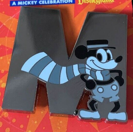 27392 - Letter M - Pop Up Disney - Mickey Pin - Disneyland Resort ...