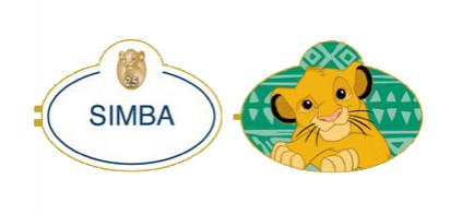 26801 - Simba 25th - DEC - Cast Member Anniversary Name Tags - Disney ...