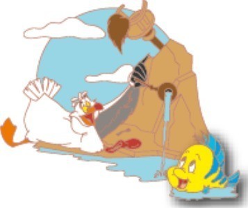 27596 - Scuttle and Flounder - The Little Mermaid 30th Anniversary ...