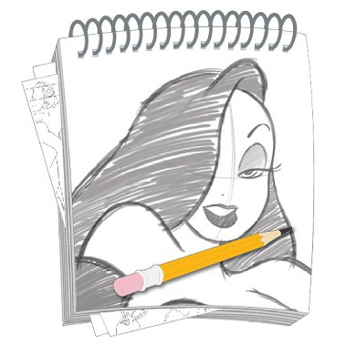 27976 - Jessica Rabbit - Sketch Pad Series - Disney Studio Store ...