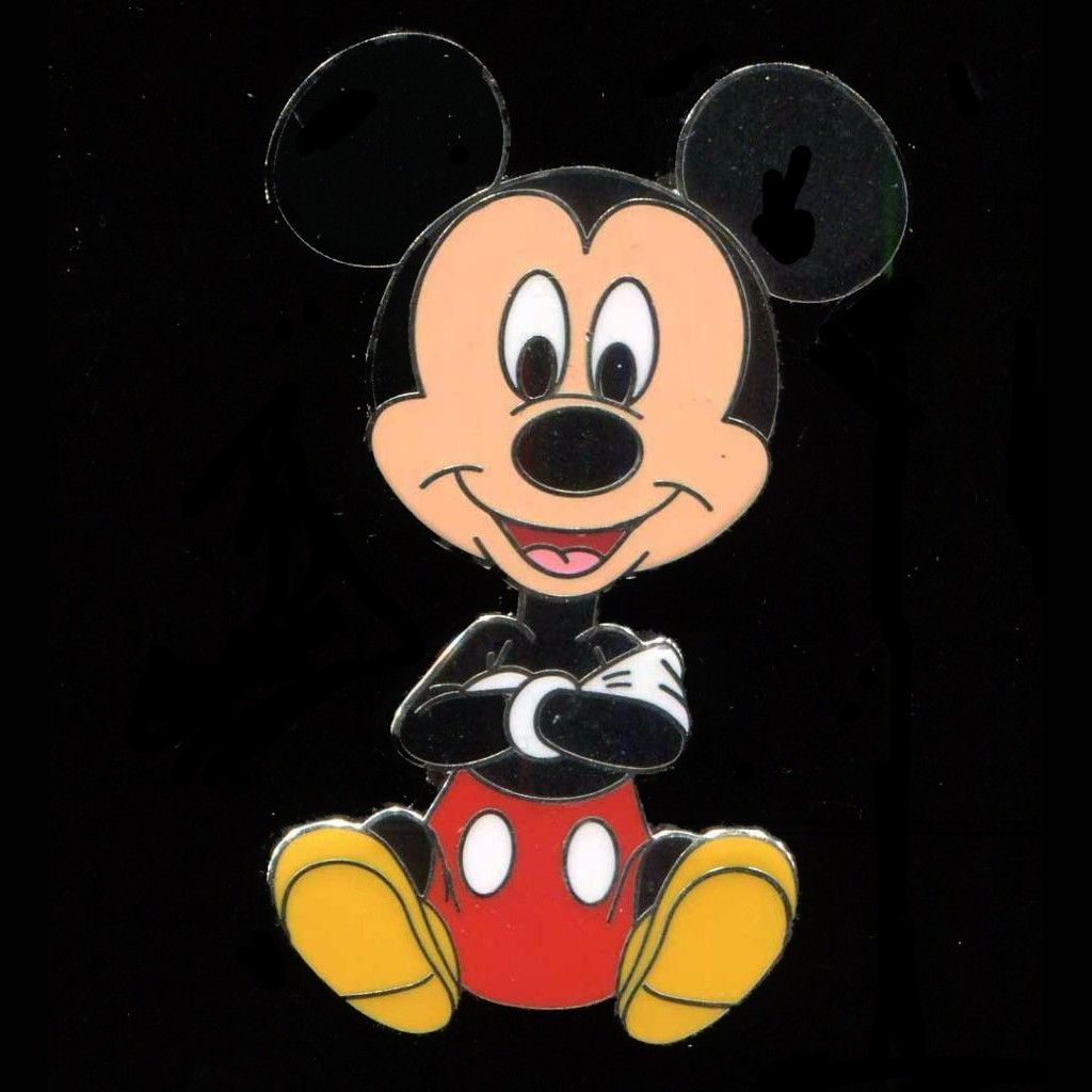 27943 - Mickey Mouse ONLY - Big Head Art / Neck Stretch Booster Set