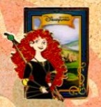 29007 - Merida - Princess with Castle - Hong Kong Disneyland Disney Pin