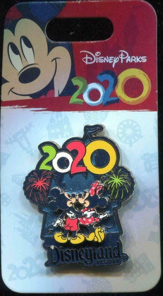 28824 - Mickey and Minnie Mouse - 2020 Dated Year Pins - Disneyland ...