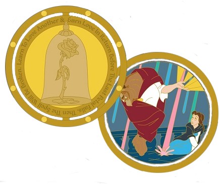 29679 - Beauty and the Beast - Enchanted Emblems - Disneyland Resort ...