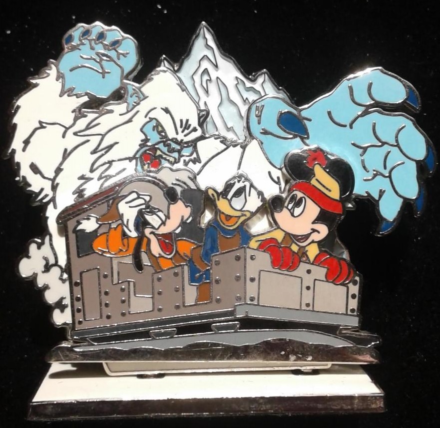 30892 - Yeti, Goofy, Donald and Mickey - Pin of the Month - 3D ...
