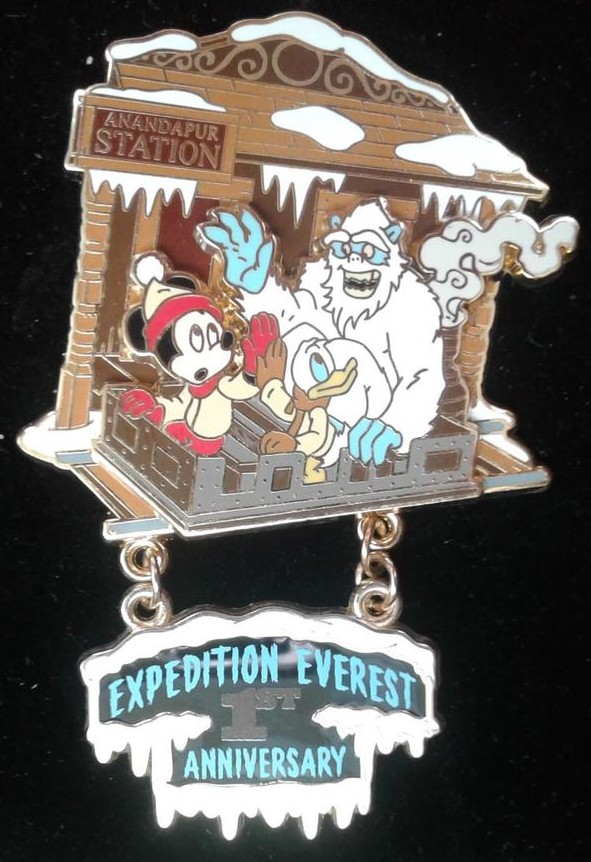 30882 - 1st Anniversary (Dangle) - Expedition Everest - Walt Disney ...