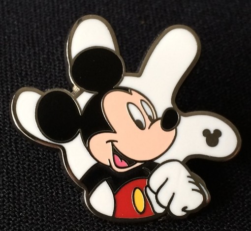 2080 - Mickey Mouse - DLR Hidden Mickey Series 2013 Wave B: White Glove ...