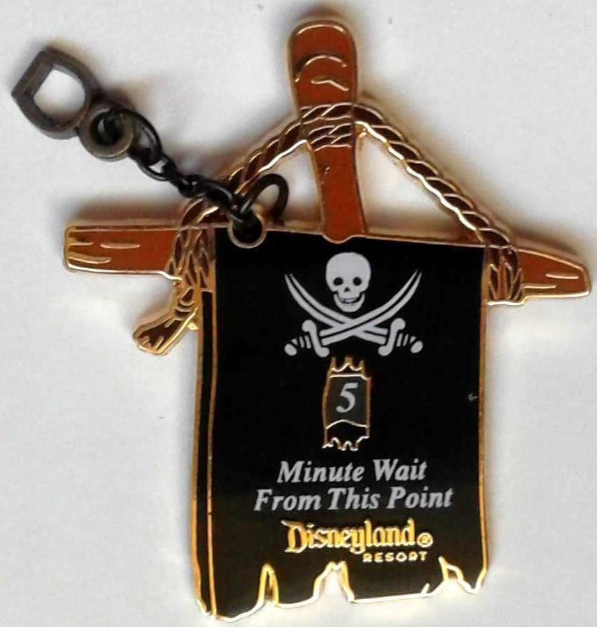 32392 - Pirates of the Caribbean - Wait Time - Signs at Disneyland ...