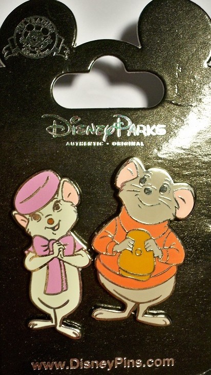 2098 - Bernard and Bianca - The Rescuers 2 Pin Set - Disneyland Resort ...