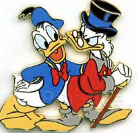 Donald Duck and Uncle Scrooge McDuck - Donald Duck | Pin & Pop