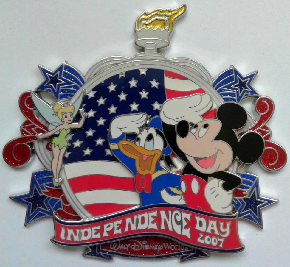 32917 - Tinker Bell, Donald Duck and Mickey Mouse - 4th of July ...