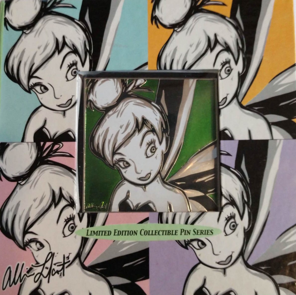 33148 - Tinker Bell Portrait Box - Green - Allison Lefcort Boxed Color ...