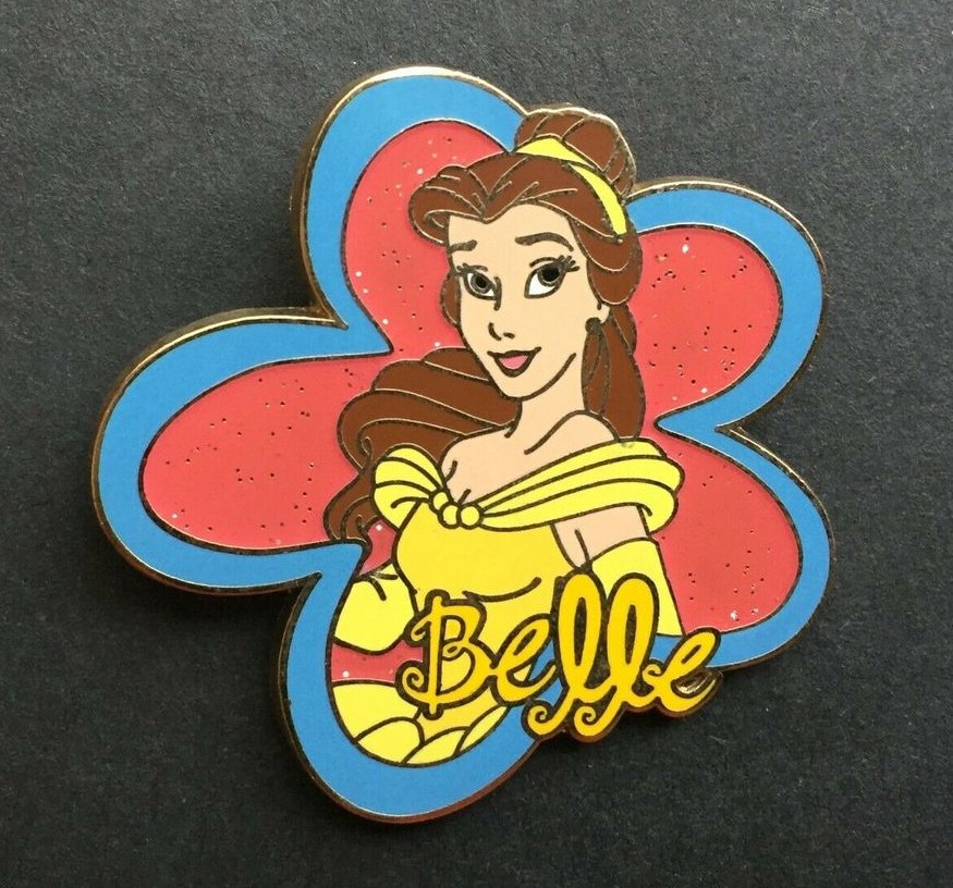 32773 - Belle ONLY - Disney Princess Flowers and Name Booster Set