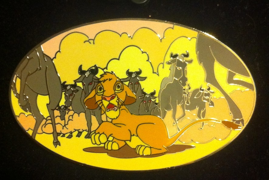 2138 - Simba In The Wildebeest Stampede - Disney Auctions (P.I.N.S ...