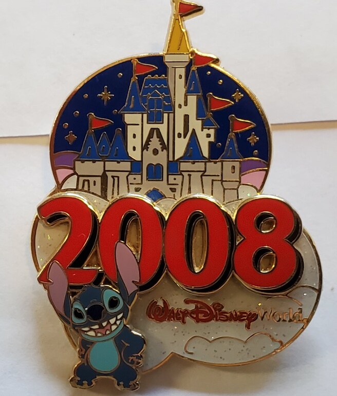 33581 - 2008 WDW Cinderella Castle Stitch - 2008 Dated Year Pins - Walt ...